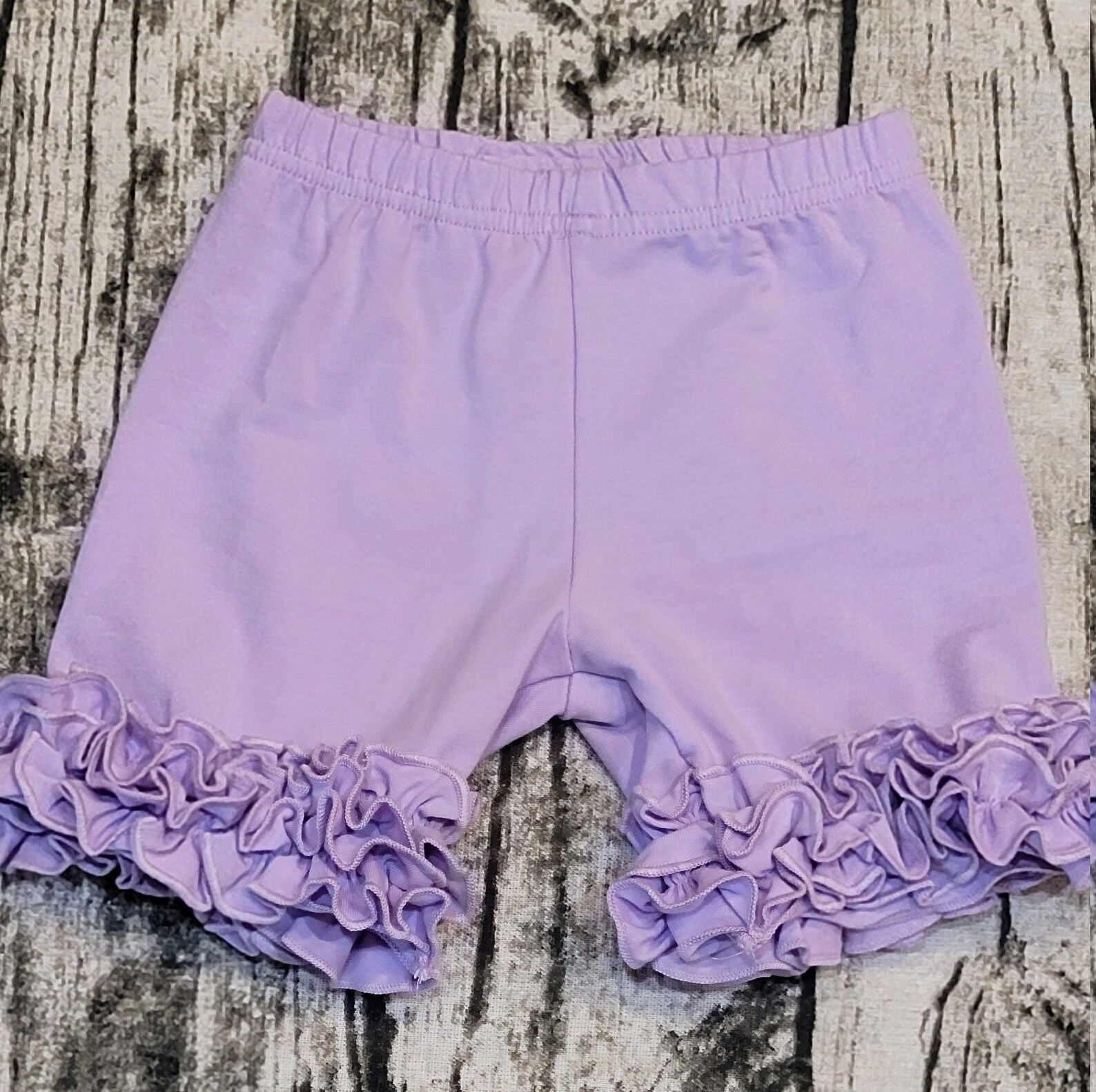 Ruffle Shorts Lavender, Pink, Light Green Little Girls Playground ...