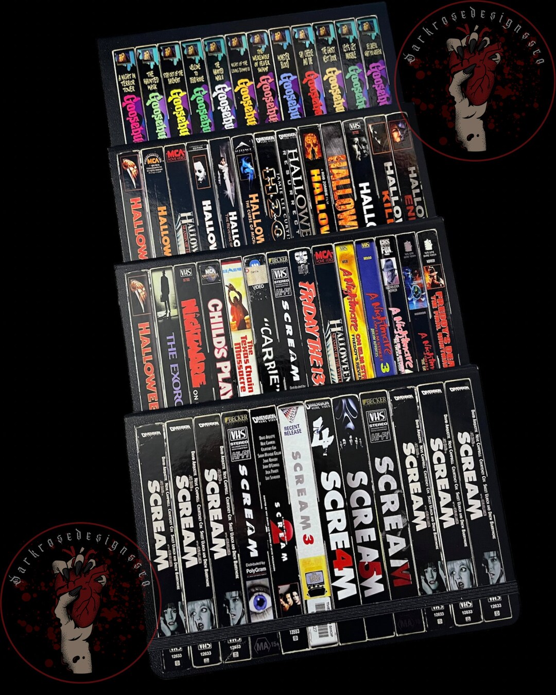 VHS Horror Notebooks - Etsy