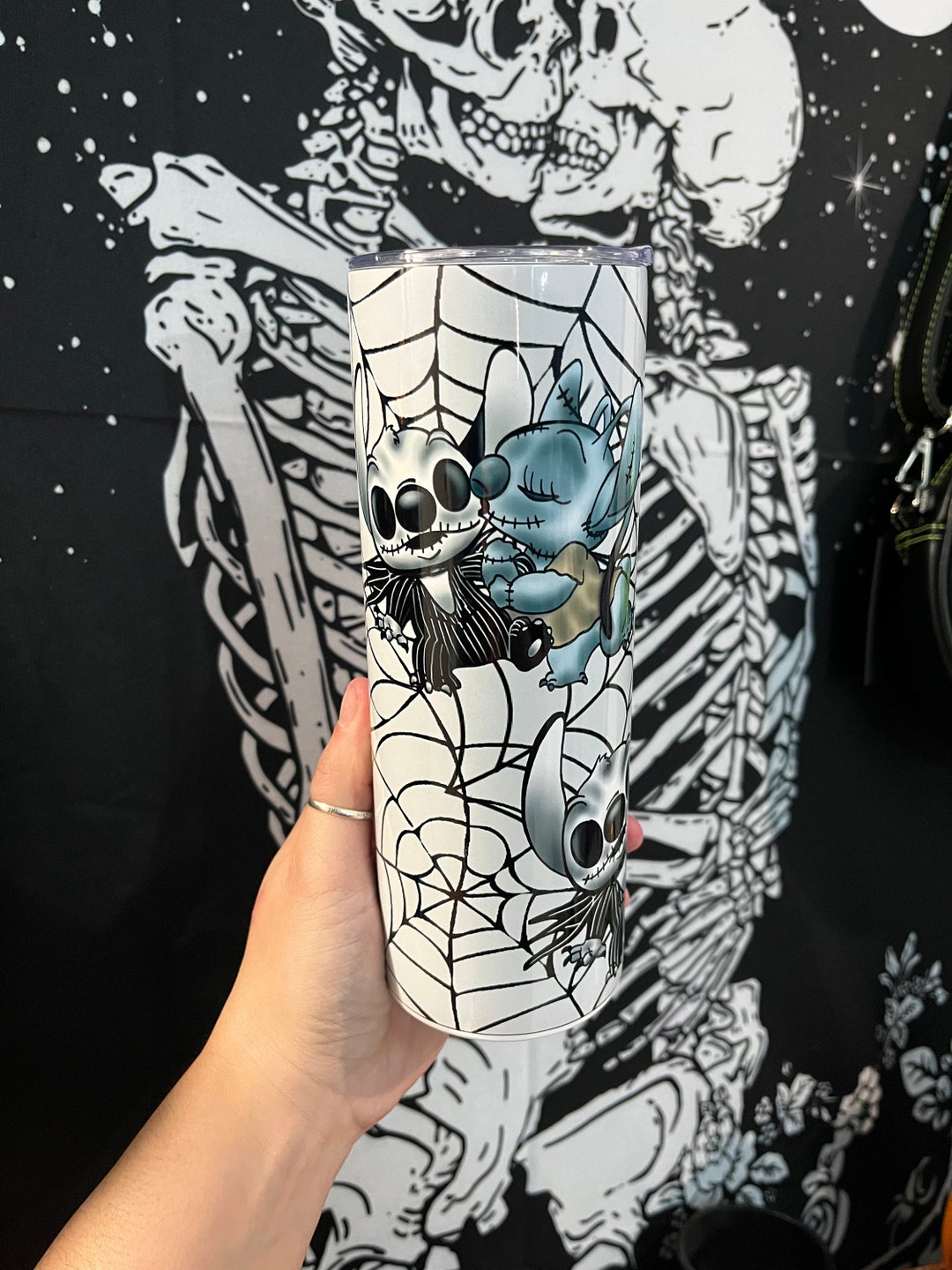 Nightmare/ Stitch/ Halloween Tumbler - Etsy
