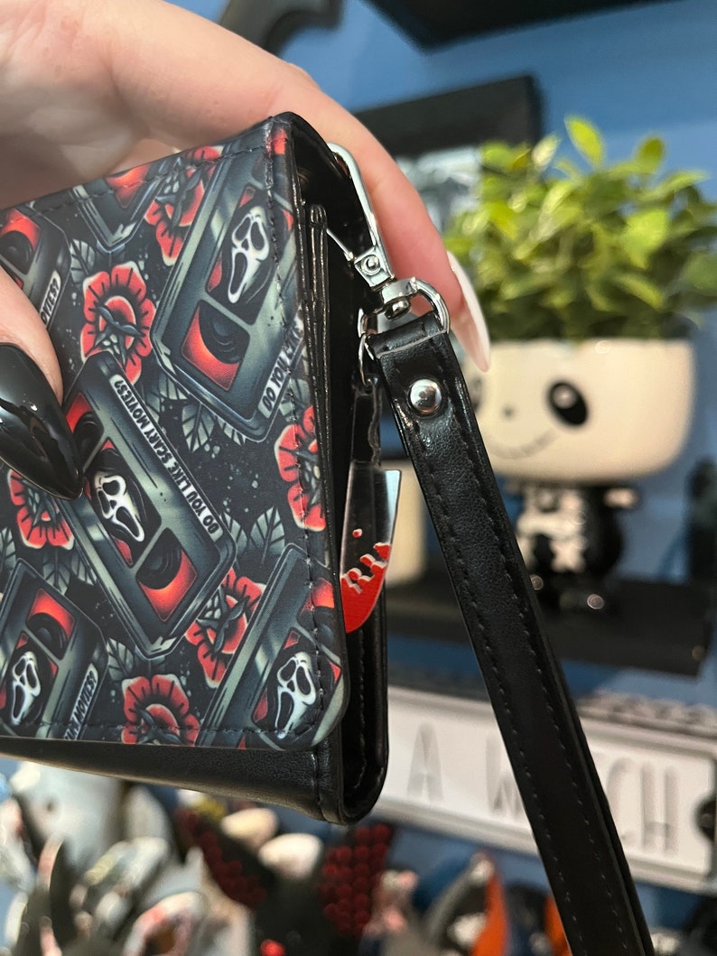 Floral Vhs Ghostface Wallet - Etsy