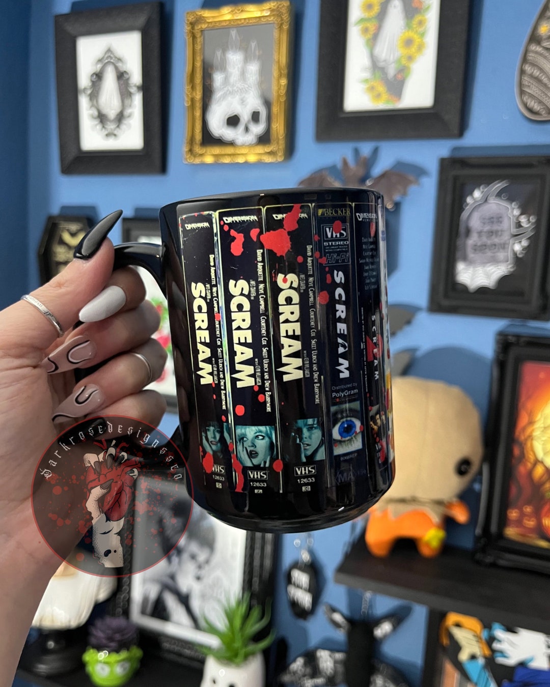 Scream VHS, Ghostface, Slasher Mug - Etsy