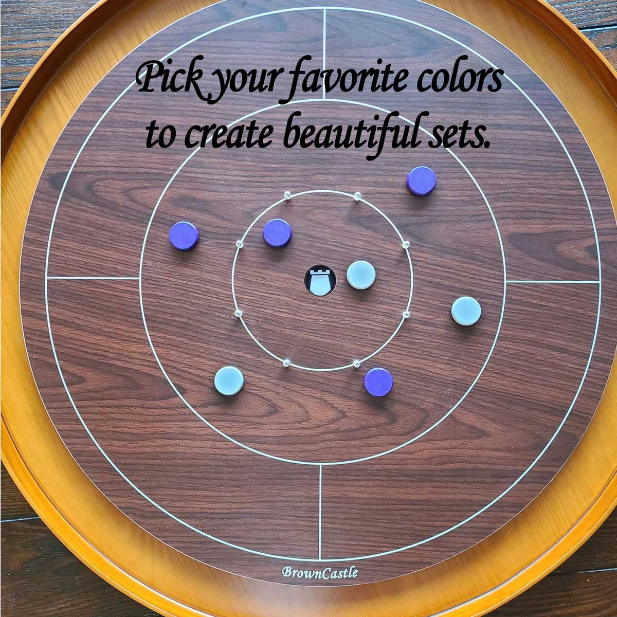 Custom Engraved Crokinole Discs With Hard Carry Case - Etsy