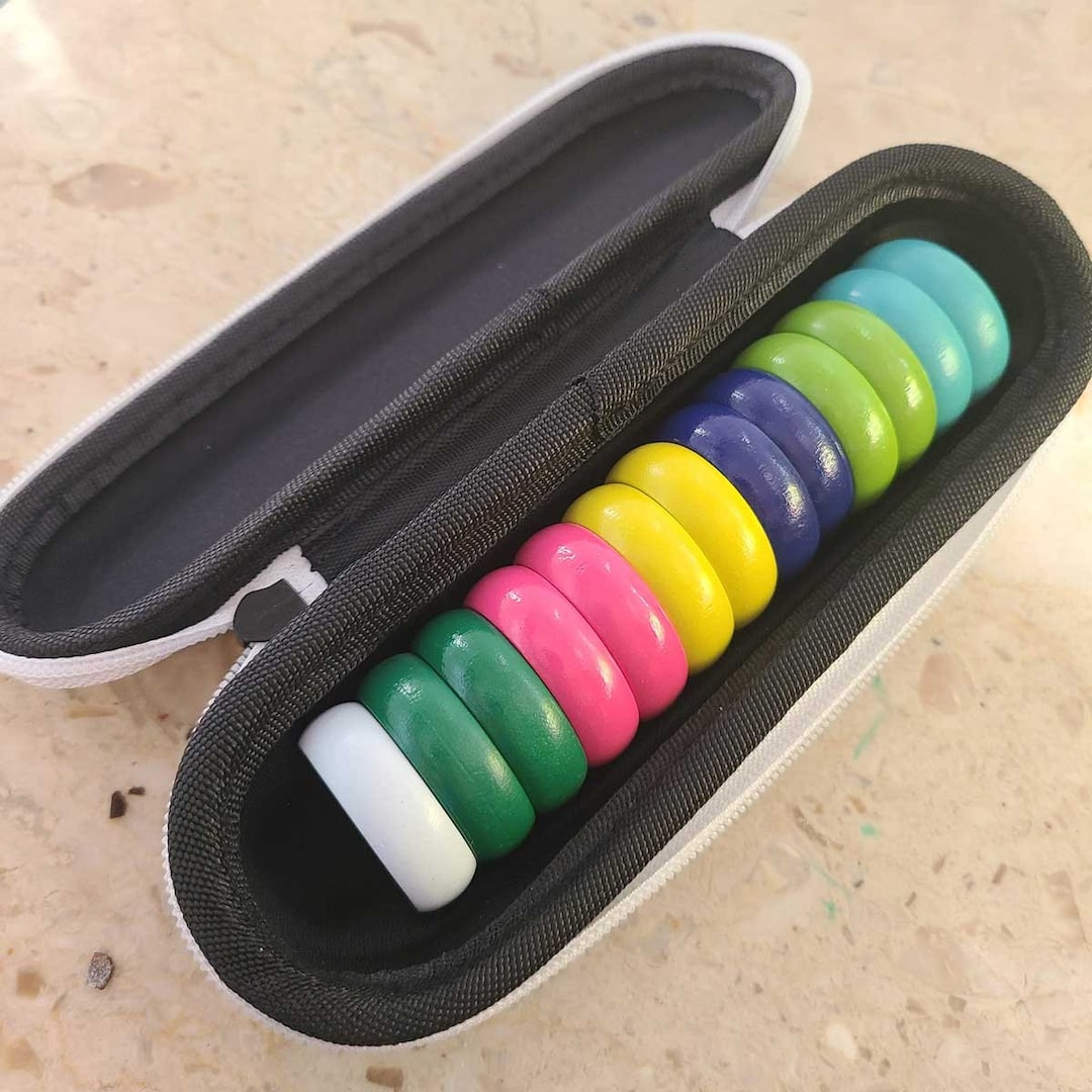 Tabletop Disc Dexterity Game, Travel Multi-color Discs for Multi-player ...