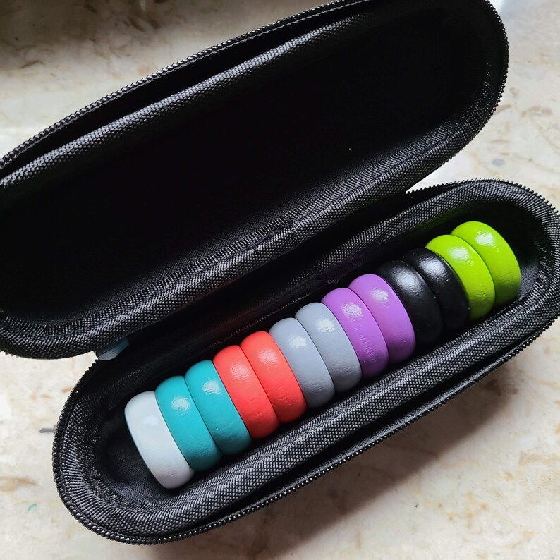 Tabletop Disc Dexterity Game Travel Multi-color Discs - Etsy