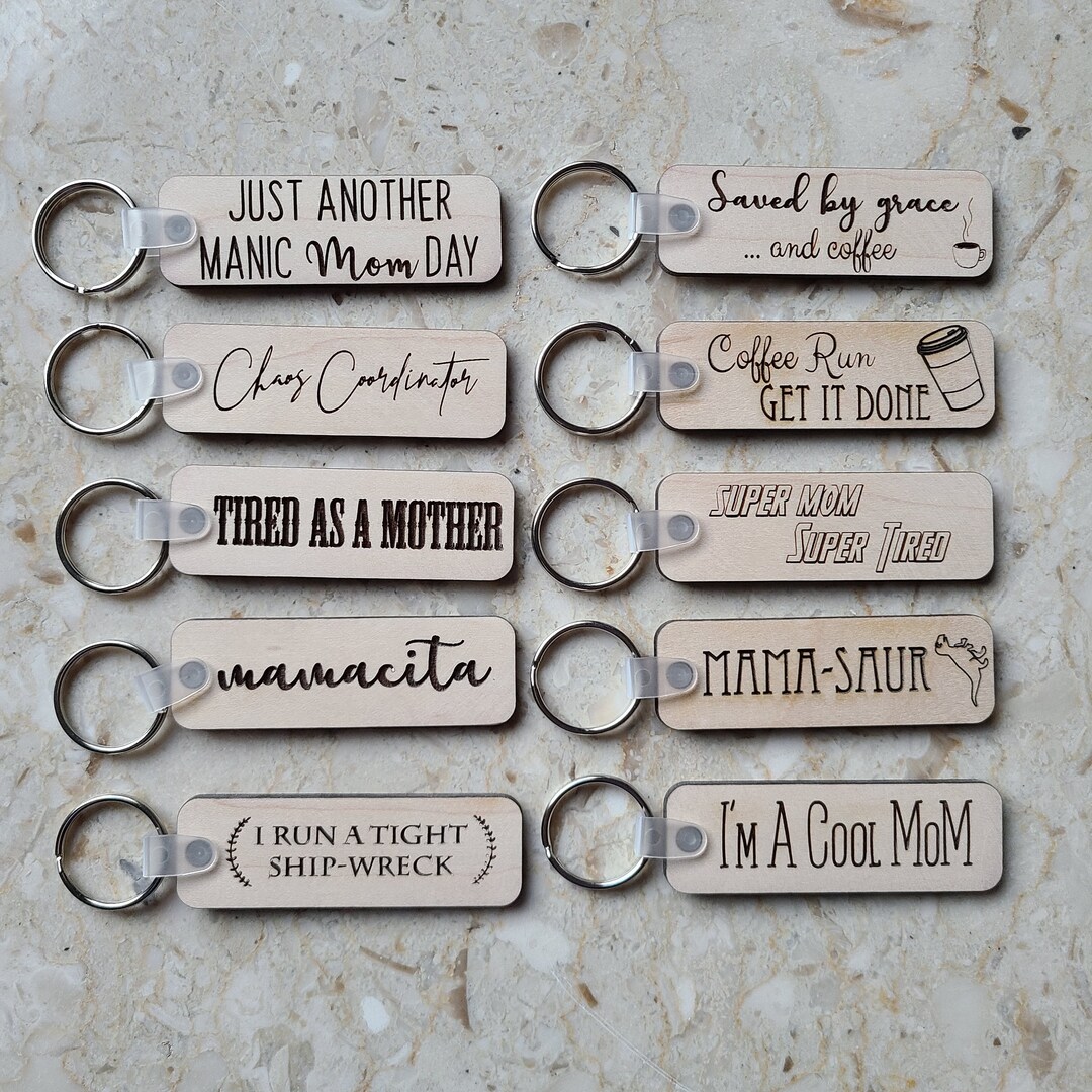Mom Funny Keychain Gift - Etsy