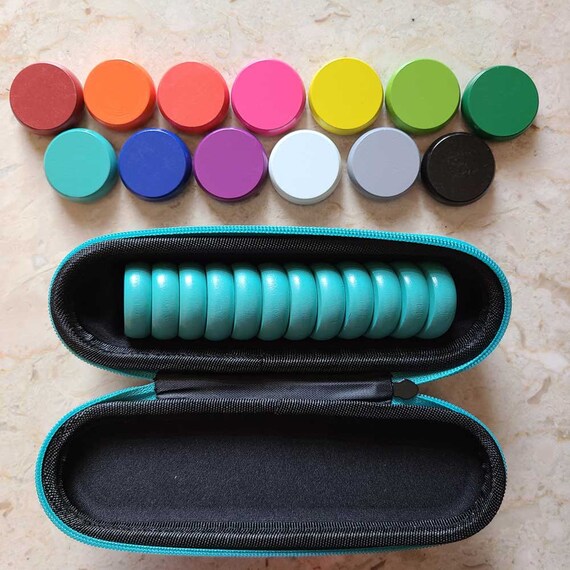 Crokinole Discs With Hard Carry Case - Etsy