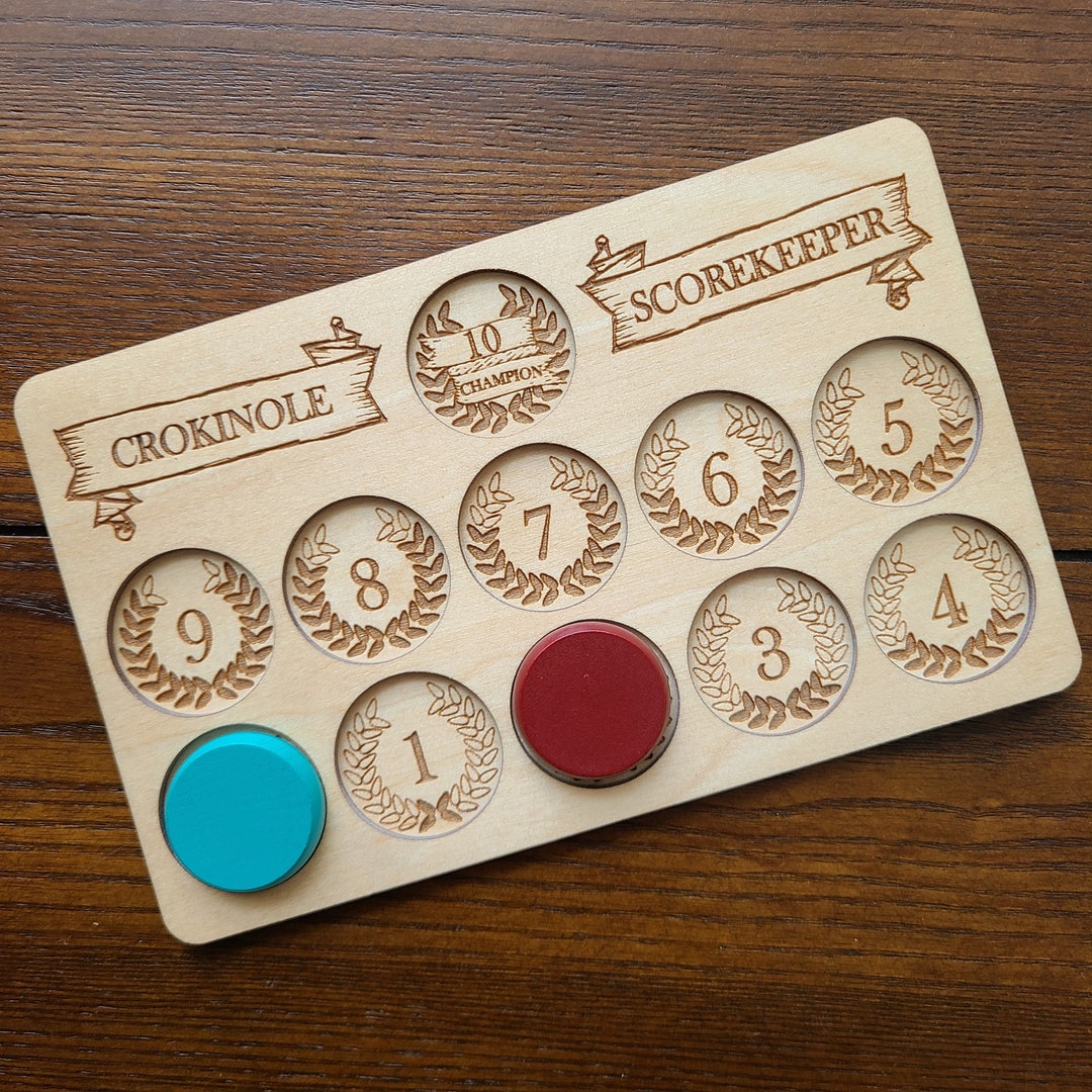 Crokinole Scorekeeper, Tournament Scoring - Etsy