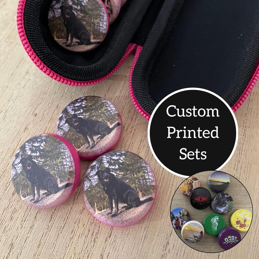 Custom Printed Crokinole Discs With Hard Carry Case - Etsy