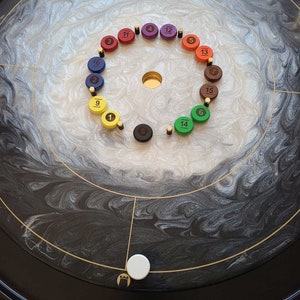 Crokinole Billiards, 'eight Disc Crokinole' - Etsy