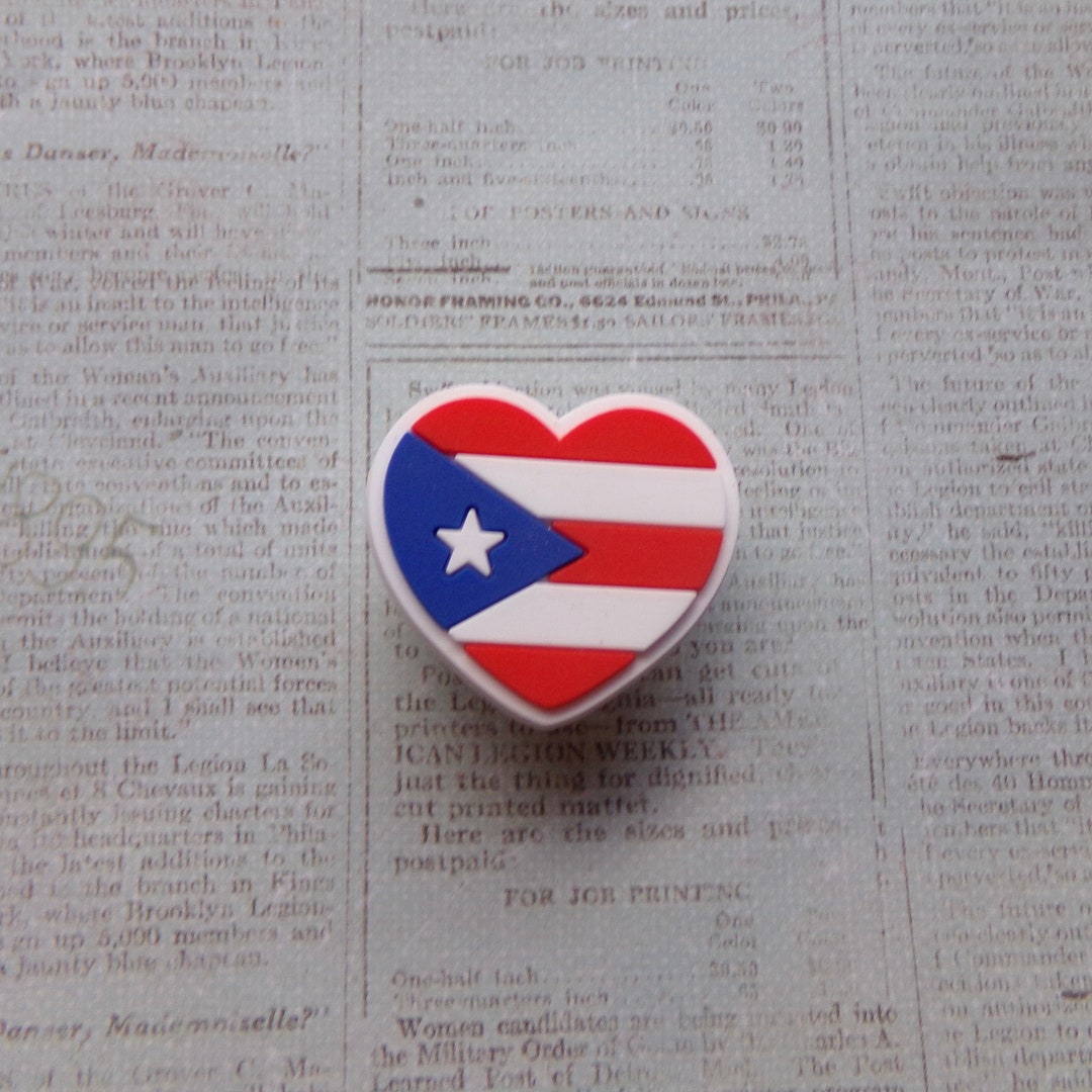 Puerto Rico Flag Charm, Puerto Rico Flag, Gifts for Puerto Rican ...