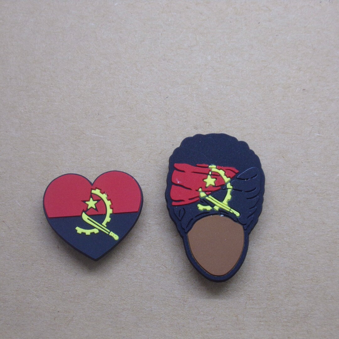 Angola Flag Charm, Gifts for Angolanos - Etsy
