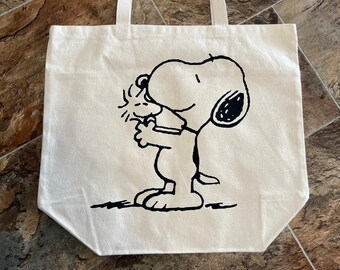 Snoopy Tote Bag | Etsy