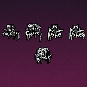 BLACKOUT Drumhead Stickers, Elder Emo Sticker, Spooky Sticker, Swarm ...