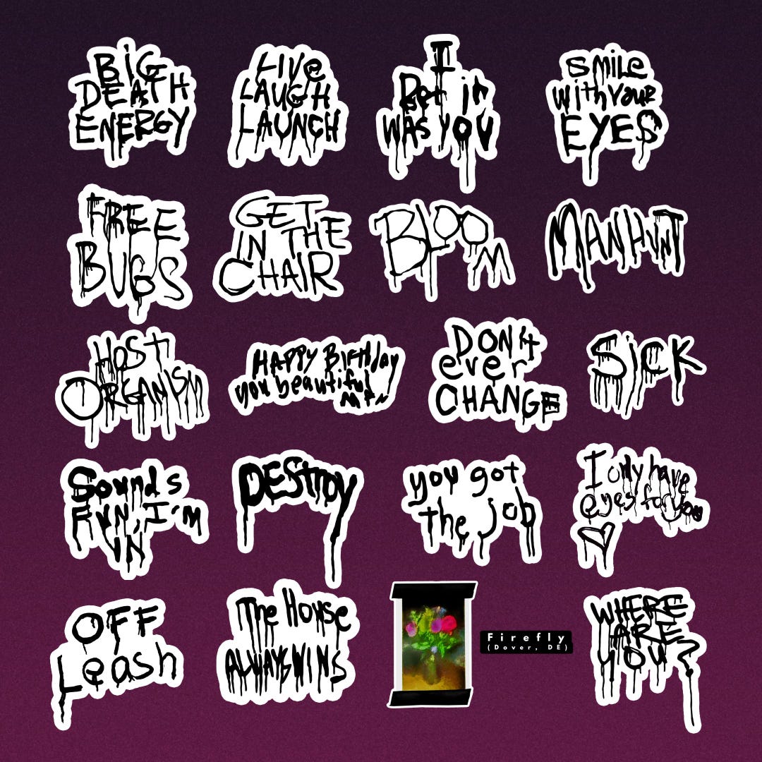 Emo Band Drumhead Stickers: Alternative Rock Decals - Etsy