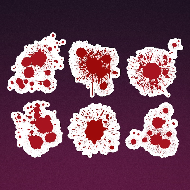 Blood Spatter Svg - Etsy