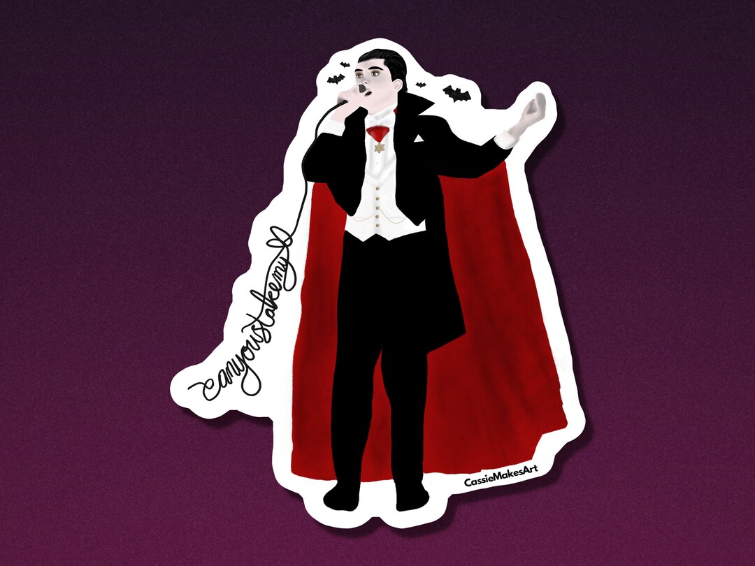 Vampire Singer Sticker, Vampire Sticker, Emo Sticker, Emo Decal, Elder ...