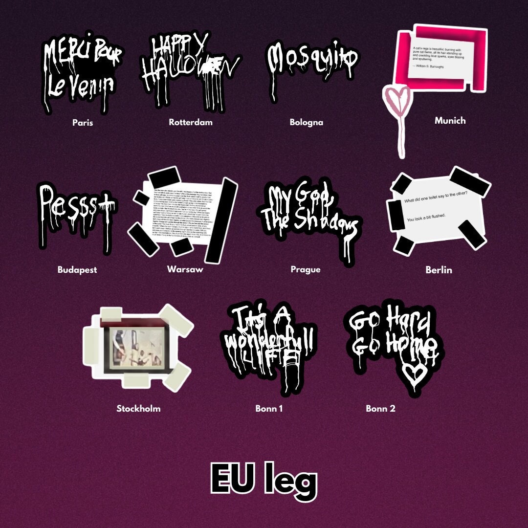 BLACKOUT Drumhead Stickers, Elder Emo Sticker, Alternative Stickers ...