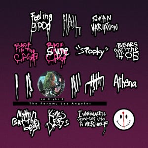BLACKOUT Drumhead Stickers, Elder Emo Sticker, Spooky Sticker, Swarm ...