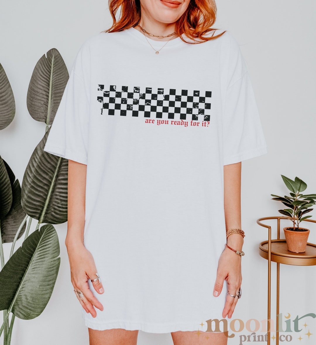 Are You Ready for It Comfort Colors, Trendy Checker Shirt, in My Rep ...