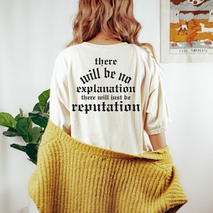 There Will Be No Explanation Just Reputation the Eras Tour SVG PNG ...