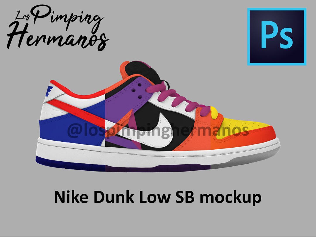 Nike Dunk Low SB Mockup Photoshop instant Download - Etsy