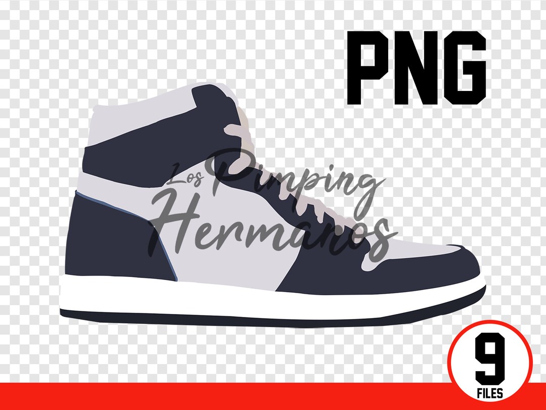 Jordan 1 Georgetown PNG - Etsy