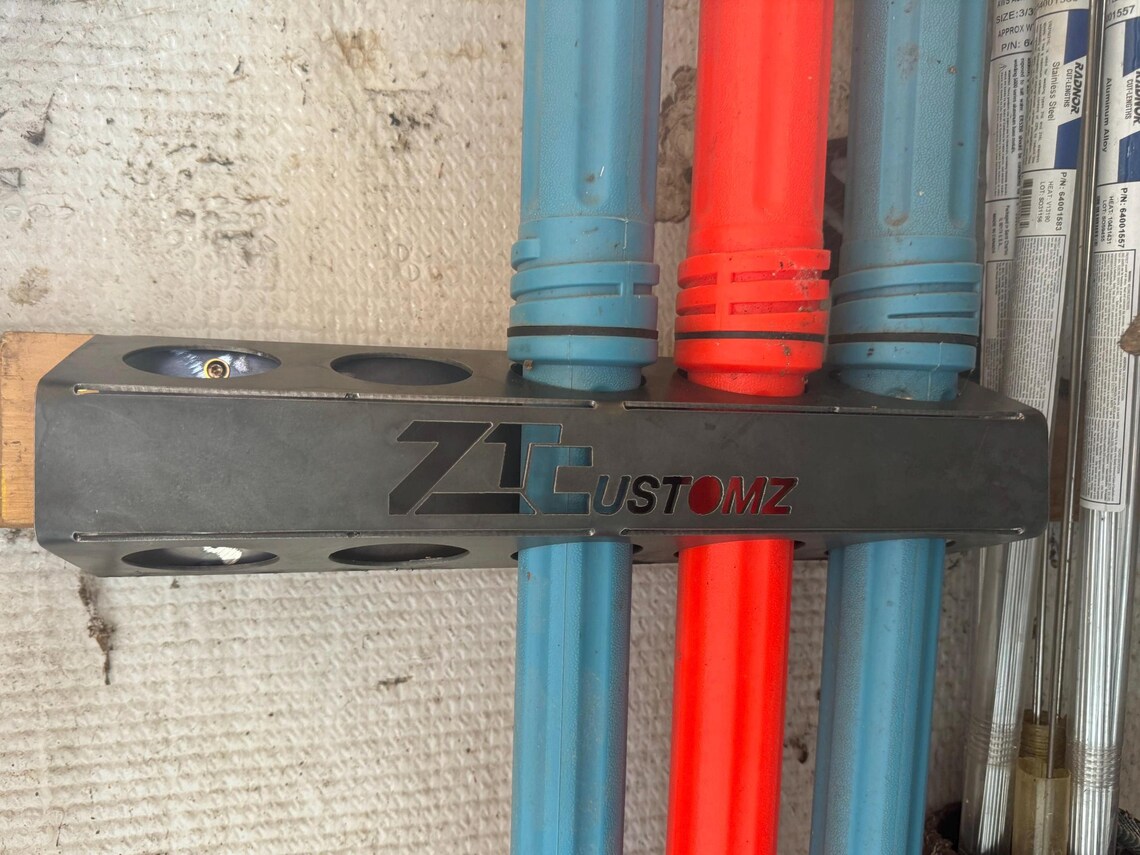 Tig Filler Rod Storage Tube Holder DXF Plasma Cut File - Etsy