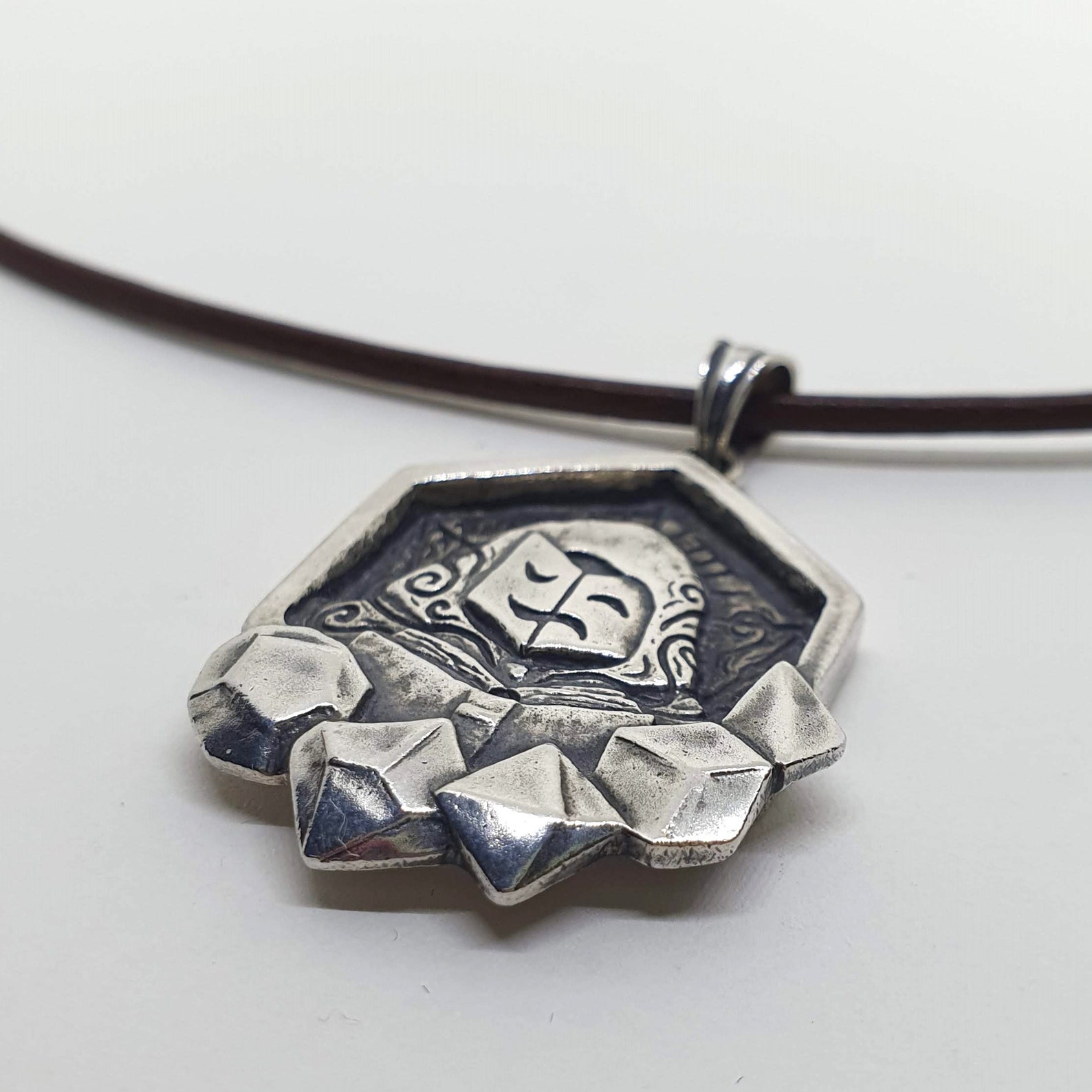 Dungeon Master Dnd Silver Pendant, Game Master Necklace, DM Gift ...