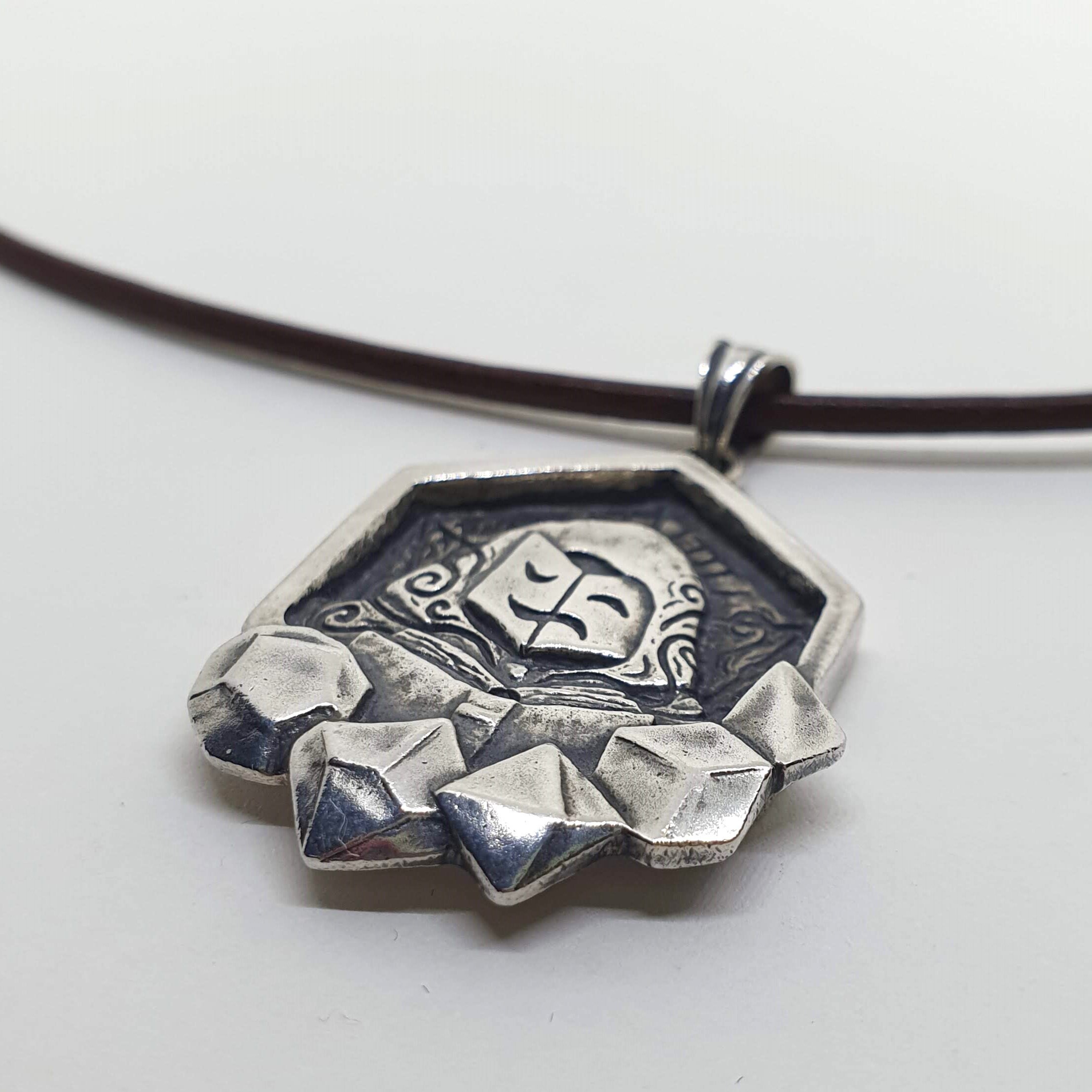 Dungeon Master Dnd Silver Pendant, Game Master Necklace, DM Gift ...
