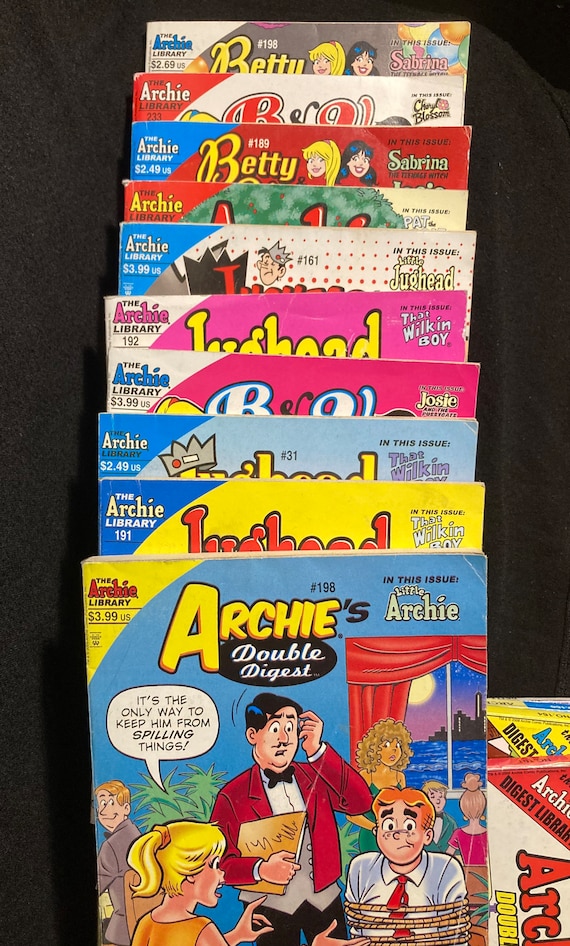 The Archie Library the Archie Library Digest Comic Books Comic - Etsy