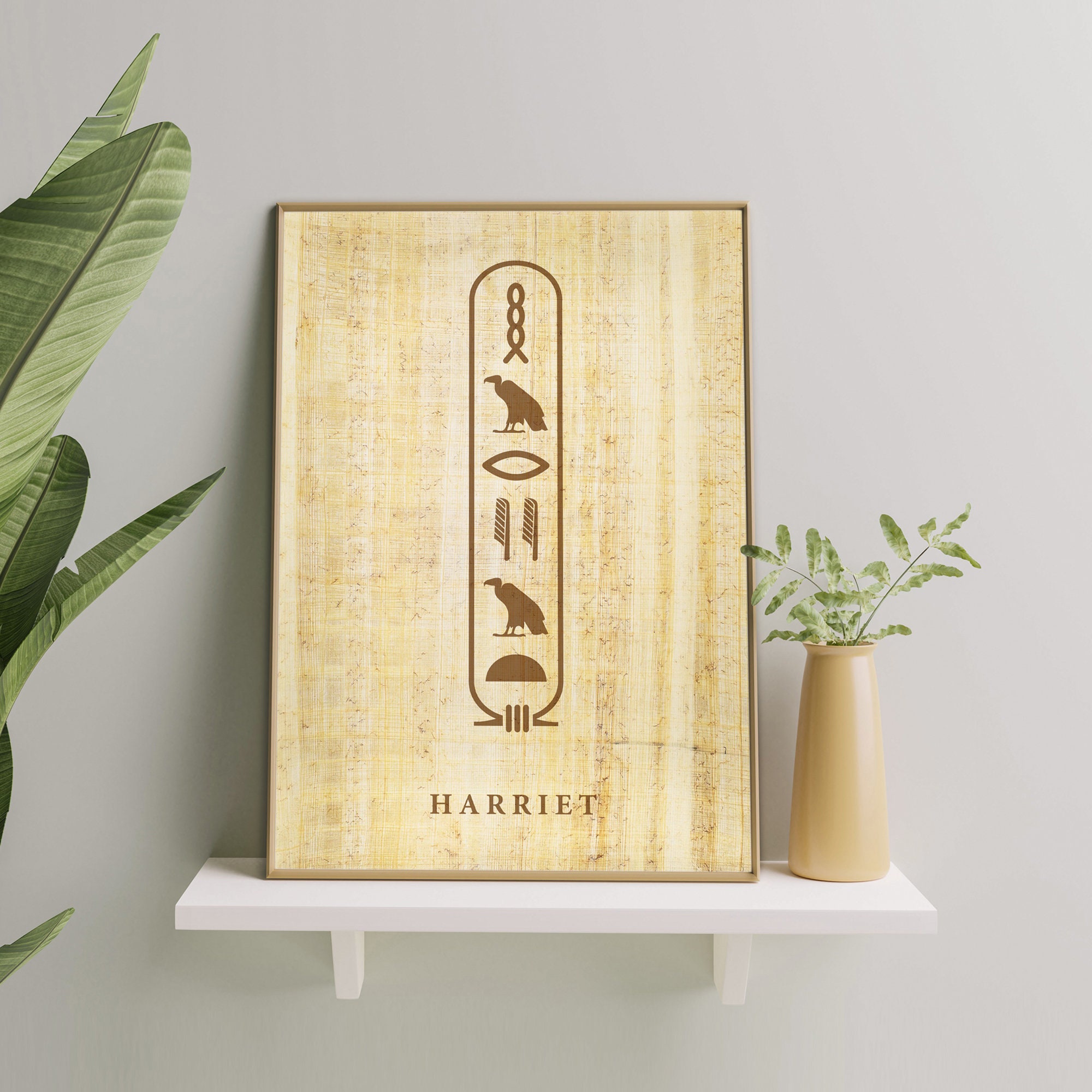 Personalized Name in Ancient Egyptian Hieroglyphs Framed and - Etsy