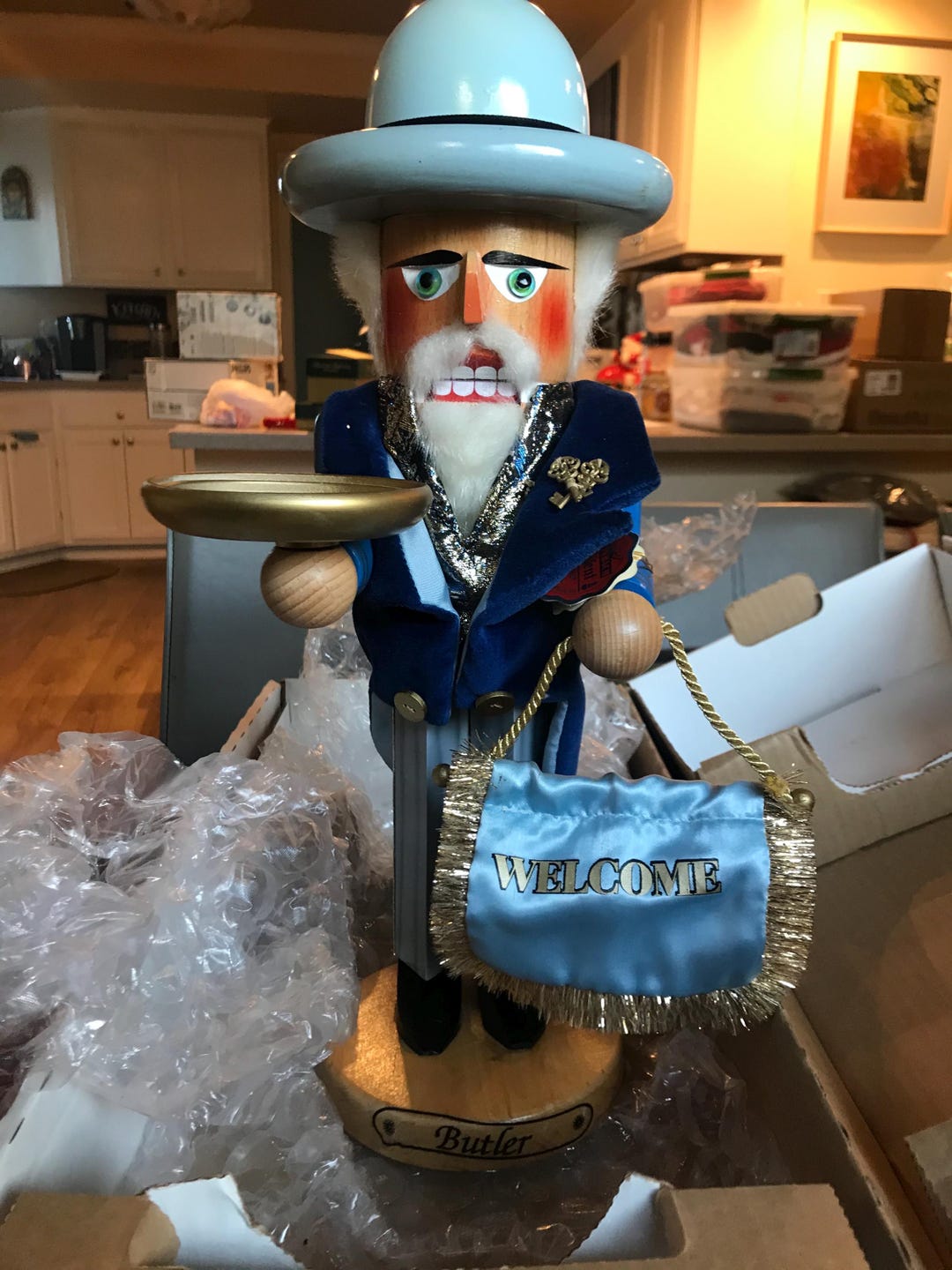 Steinbach the Butler Nutcracker - Etsy