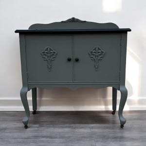 Stunning Antique Distressed Server, Credenza, Buffet, Sideboard ...