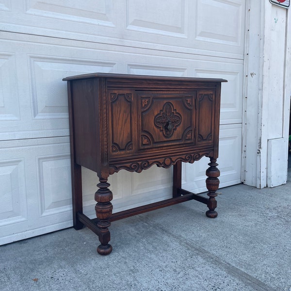 Antique Oak Server - Etsy