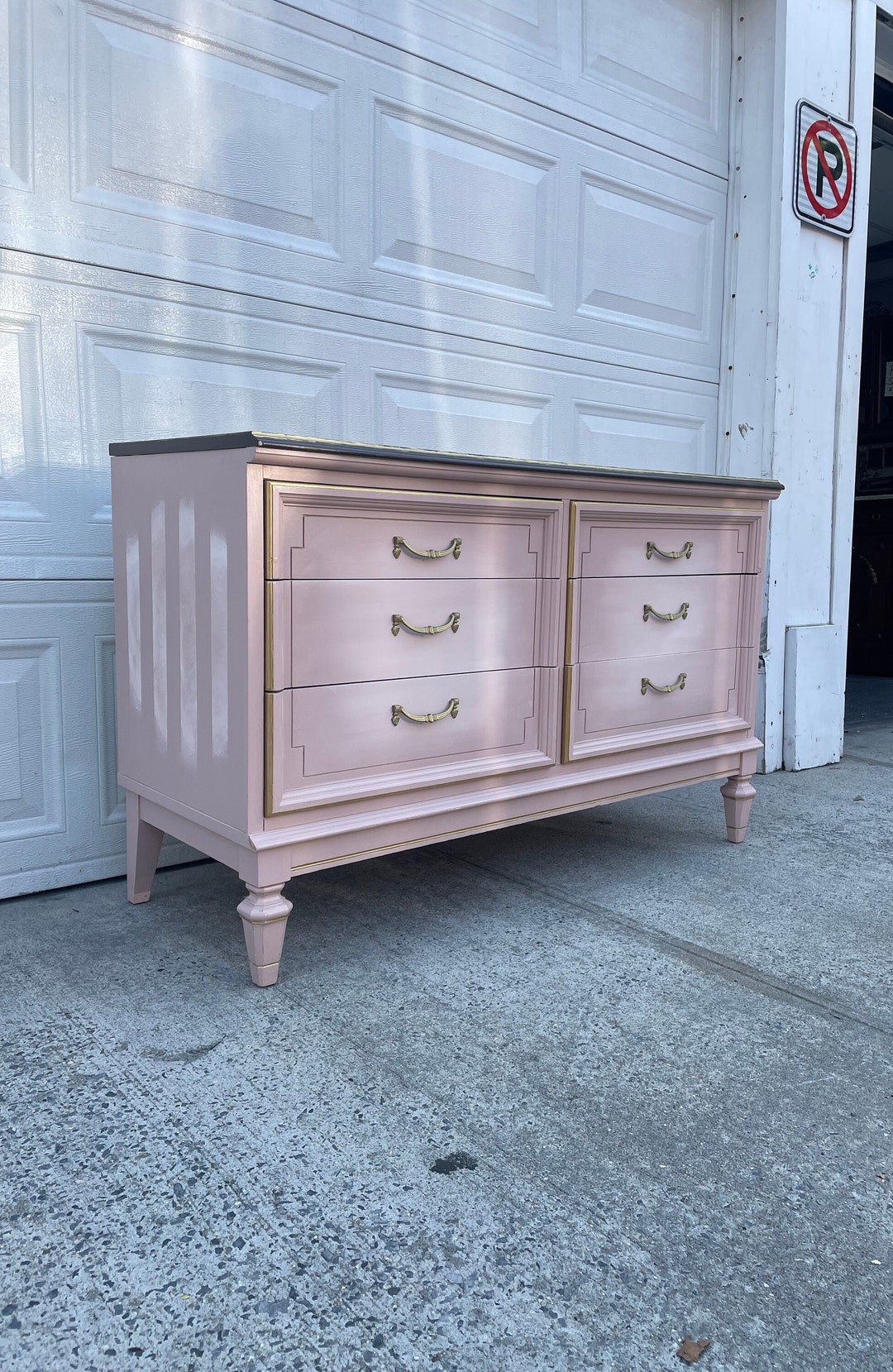 Gorgeous Vintage PINK Dresser, Chest, Horizontal Dresser, Combo Dresser ...