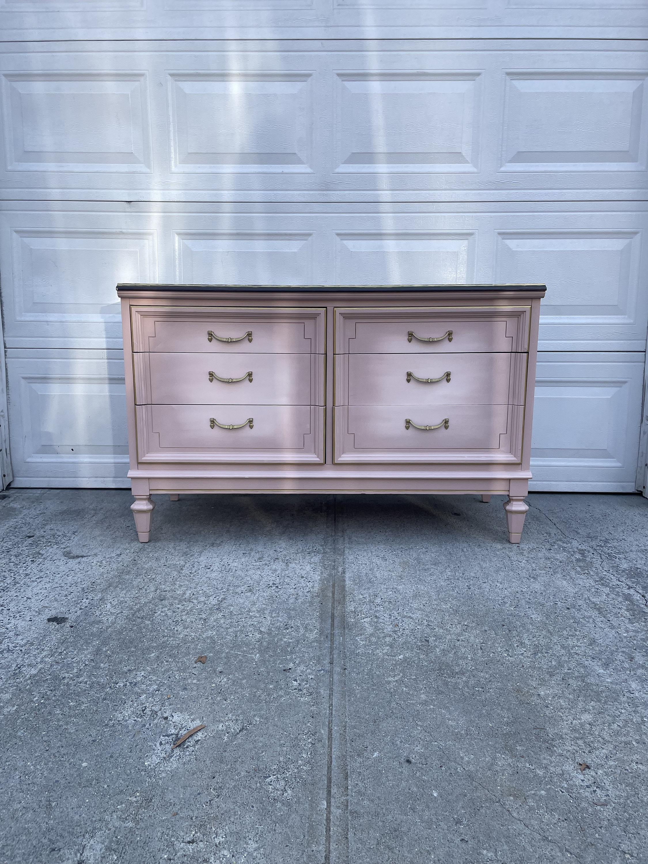 Gorgeous Vintage PINK Dresser, Chest, Horizontal Dresser, Combo Dresser ...