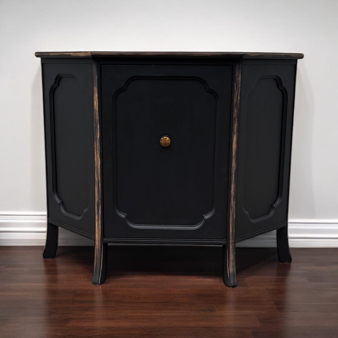 Gorgeous Vintage Distressed Entryway Table, Credenza, TV Stand, Painted ...