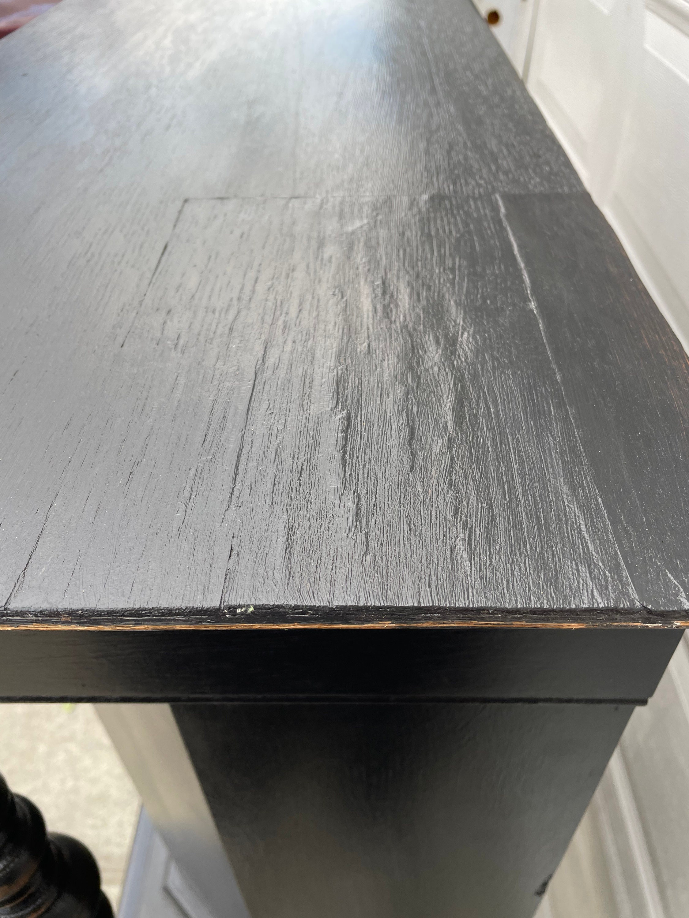 Stunning Antique Distressed Cabinet Black Cabinet Black - Etsy