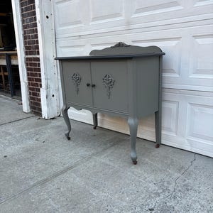Stunning Antique Distressed Server, Credenza, Buffet, Sideboard ...