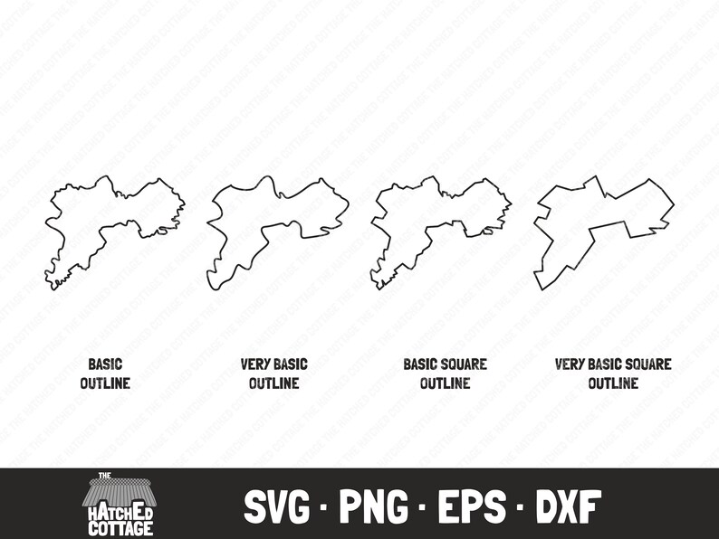Offaly SVG, Irish County Map Cut File, Clip Art, Svg Png Eps Dxf - Etsy
