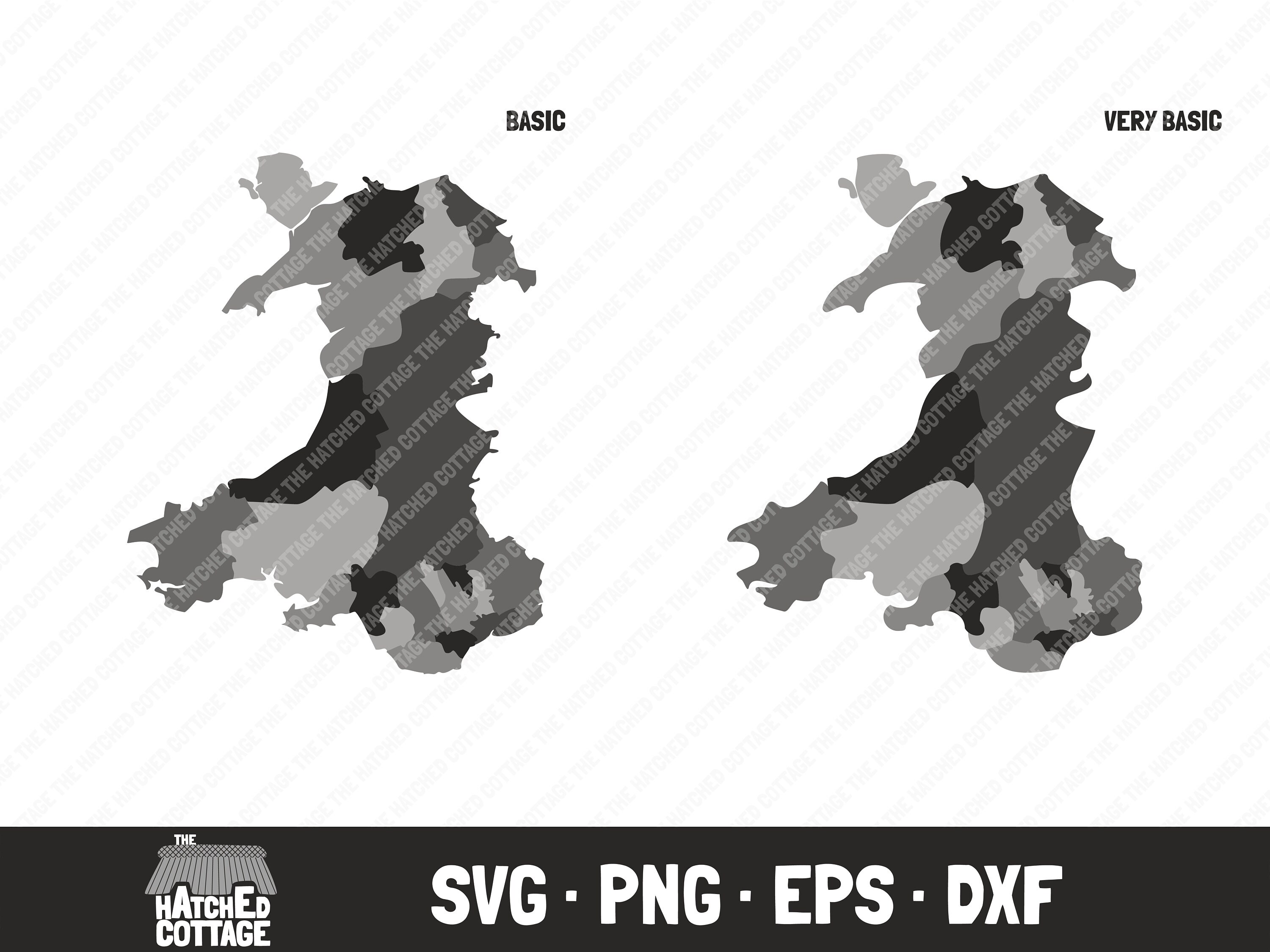 Wales SVG, Welsh Principal Areas, County Map, Clip Art, Svg Png Eps Dxf ...