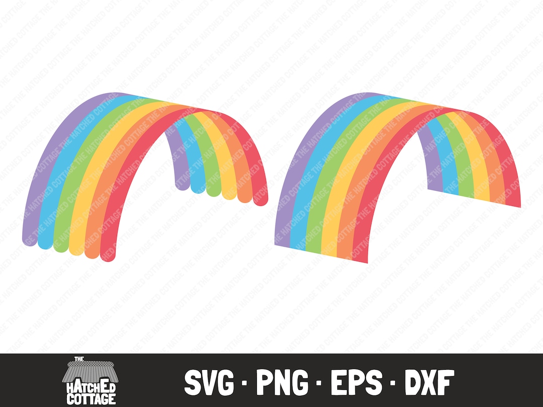 Rainbow SVG, Rainbow Cut Files, Clip Art, Png, Eps, Dxf - Etsy UK