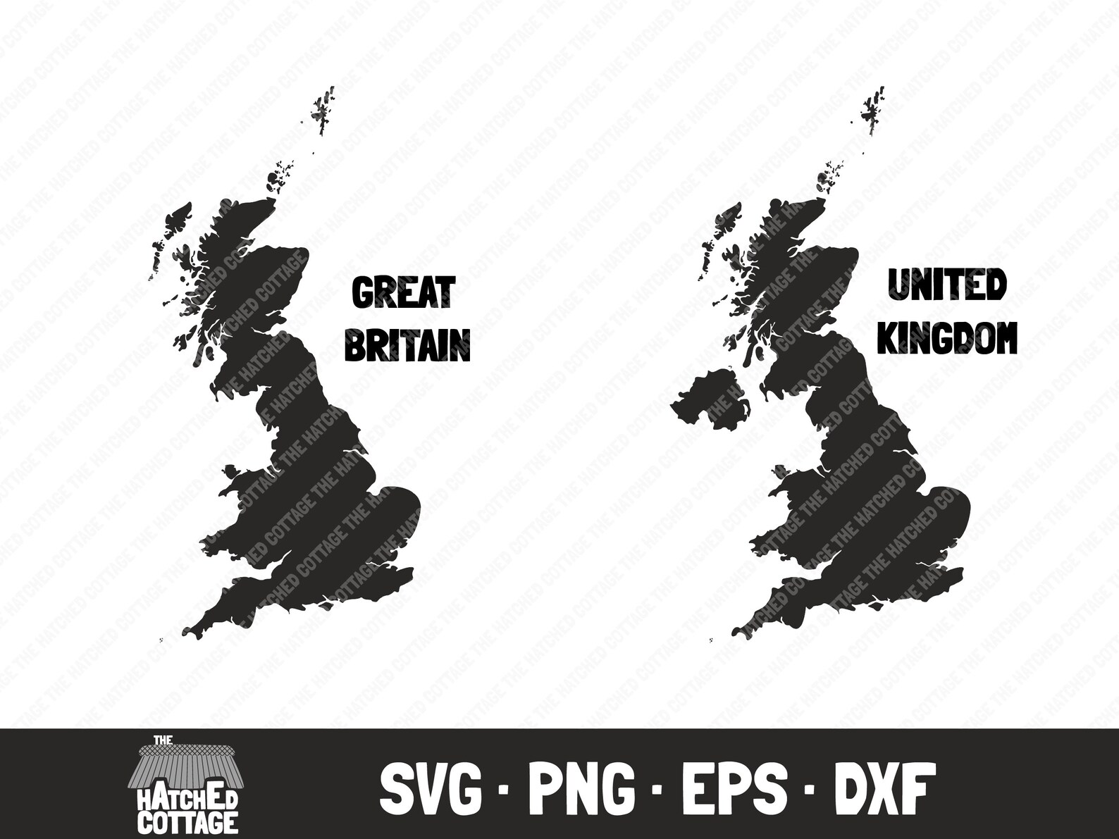 British Isles SVG, Britain and Ireland Map Clip Art Svg Png Eps Dxf - Etsy