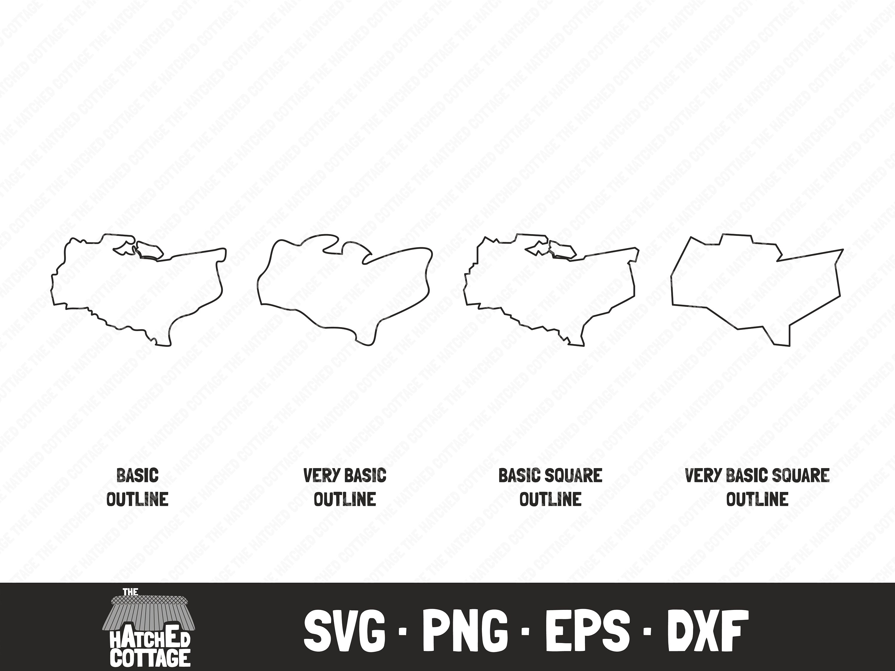 Kent SVG, County Map Cut File, Clip Art, Svg Png Eps Dxf - Etsy Canada