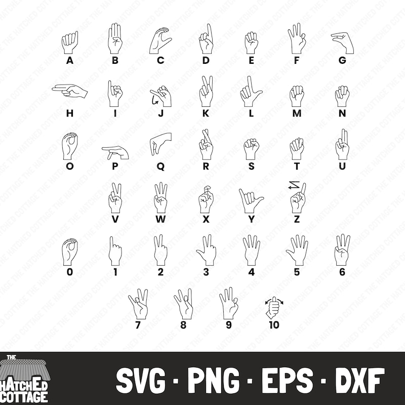 Cricut Svg Asl Digital - Etsy