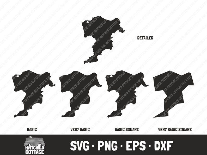 Moray SVG, Scottish Council Area, County Map Cut File, Clip Art, Svg ...