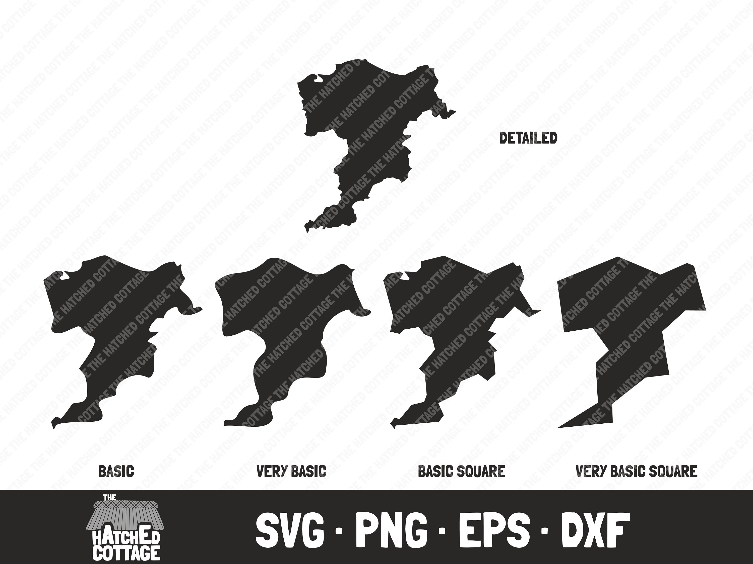 Moray SVG, Scottish Council Area, County Map Cut File, Clip Art, Svg ...