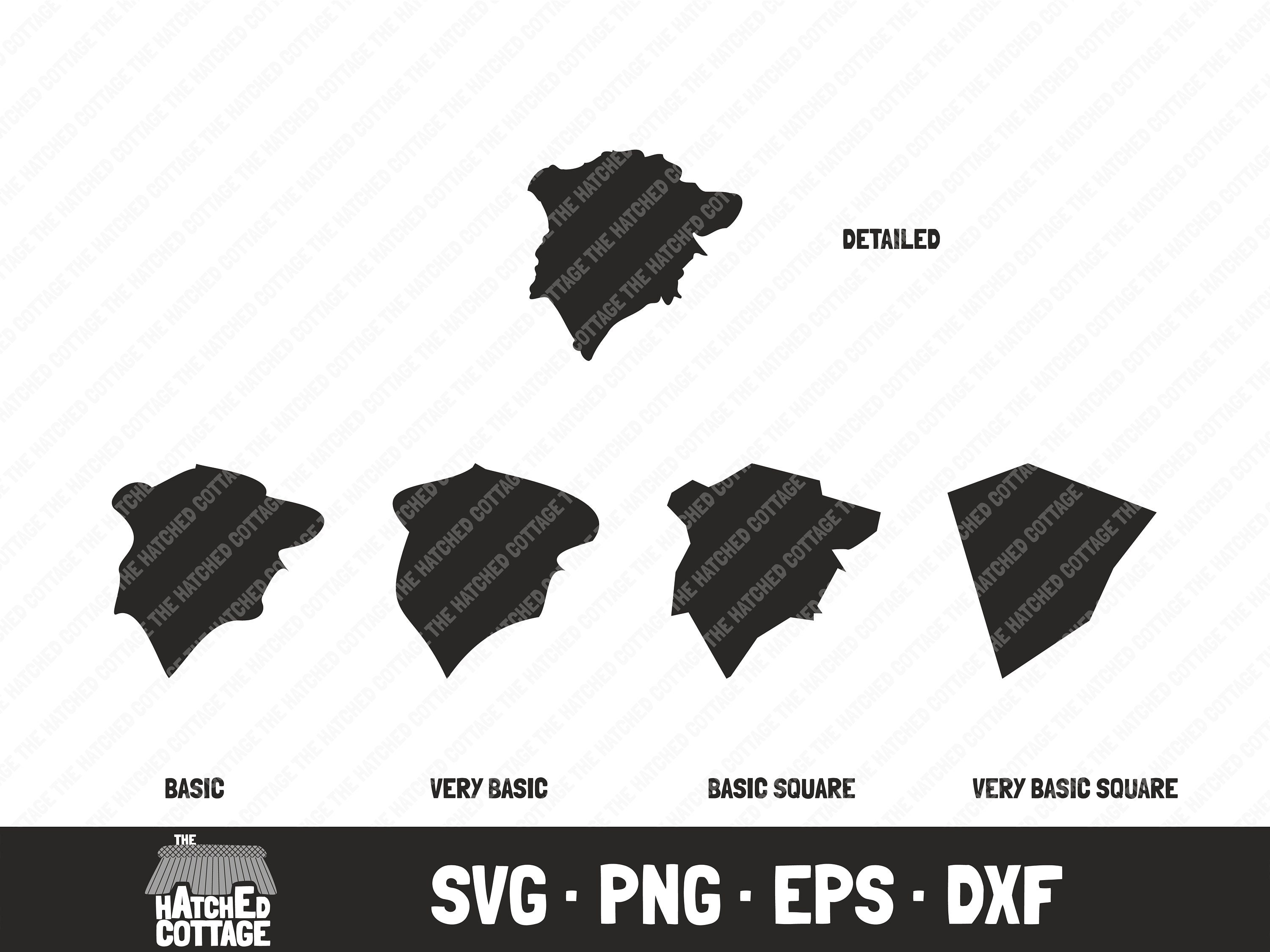 Rutland SVG, County Map Cut File, Clip Art, Svg Png Eps Dxf - Etsy