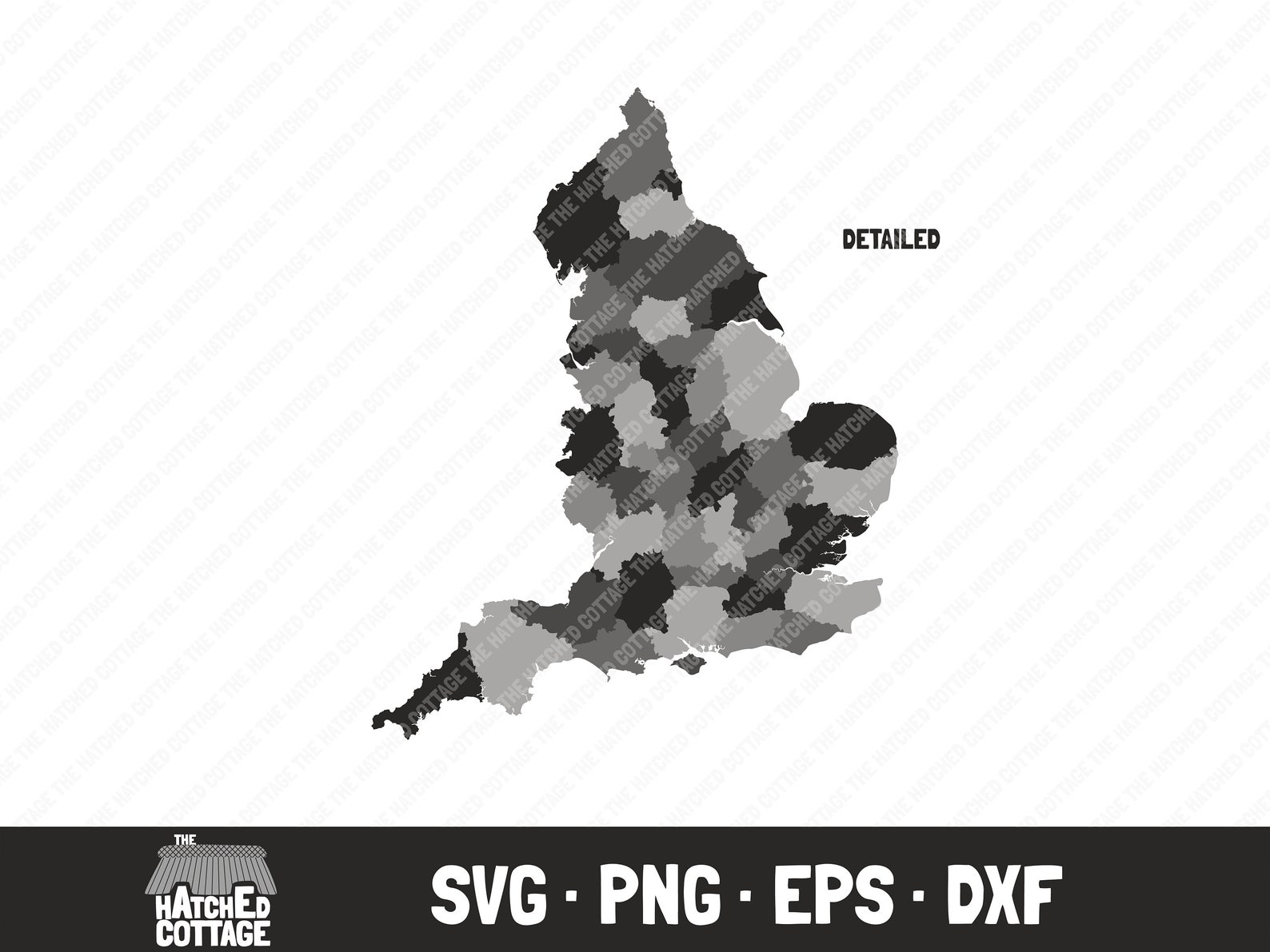England SVG, English County Map, Clip Art, Svg Png Eps Dxf - Etsy