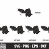 Cornwall SVG, County Map Cut File, Clip Art, Svg Png Eps Dxf - Etsy